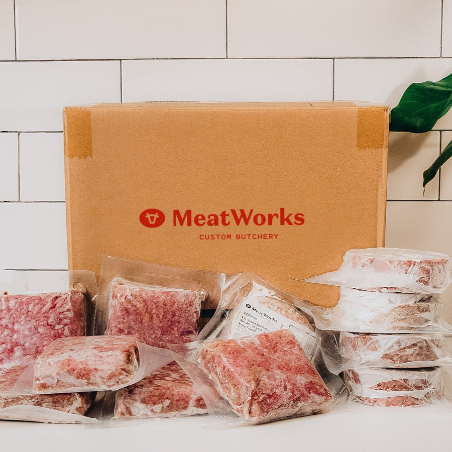 Burger Lovers Box: 10lbs Of Prime Ground Beef | Meatworks