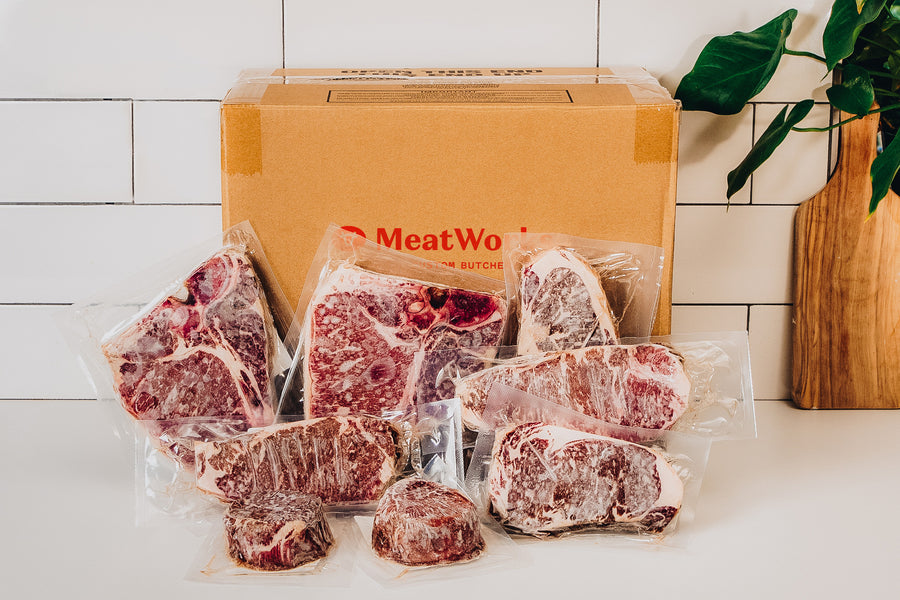 Ultimate Steak Box: 8lbs+ of Premium Steak Cuts | Meatworks
